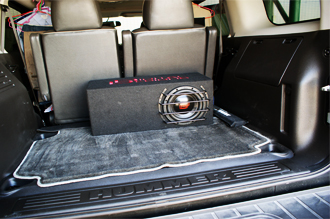เครื่องเสียงรถยนต์ HUMMER H3, สุดยอดตู้ SUB 8 | DRIVERSOUND